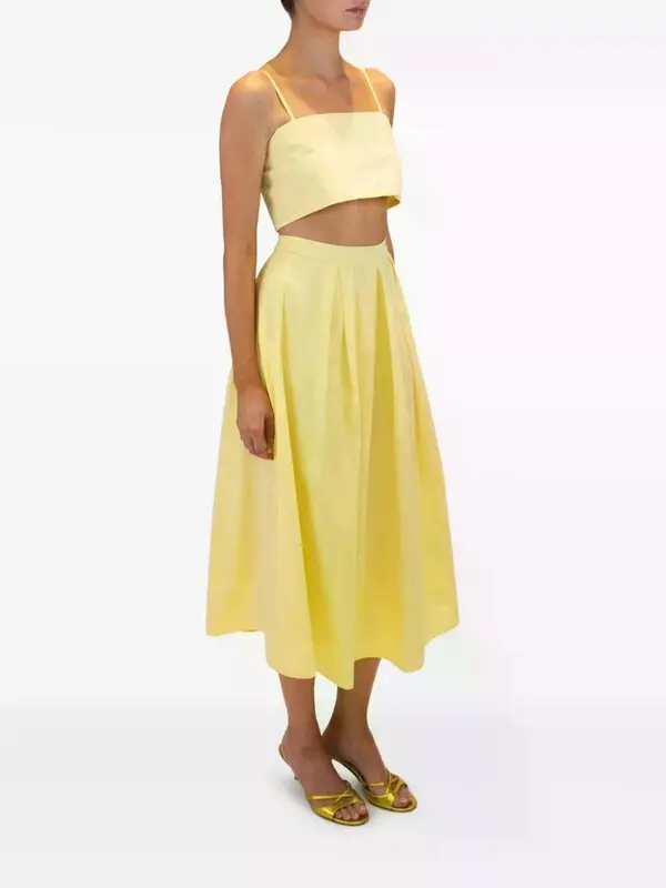 Azeeza Walton Crop Top - Yellow