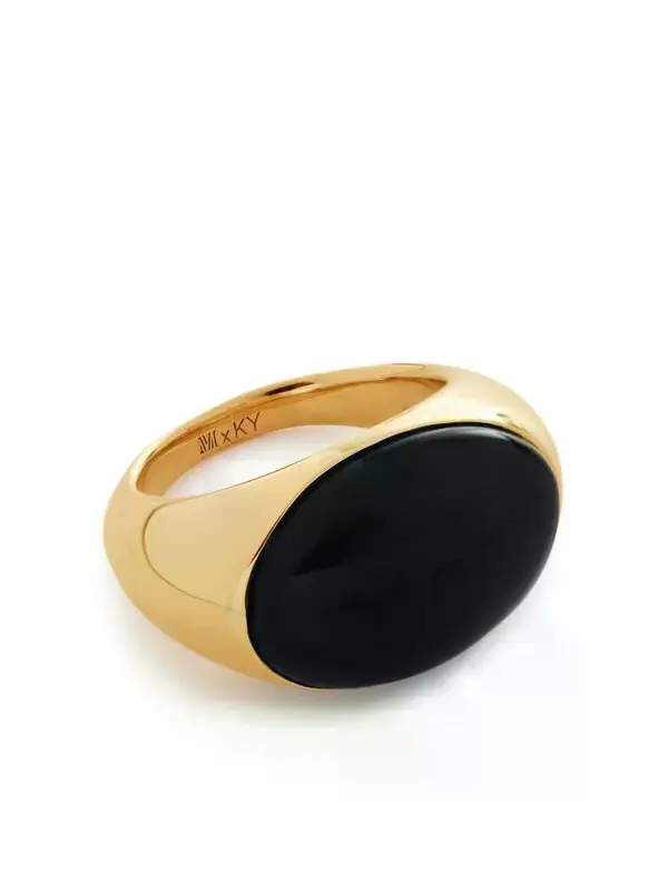 Monica Vinader X Kate Young Gemstone Ring - Gold