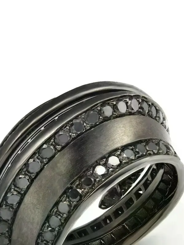 LILY GABRIELLA 18kt Gold Spira Diamond Ring