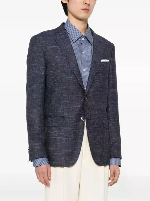 BOSS Single-breasted Blazer - Blue