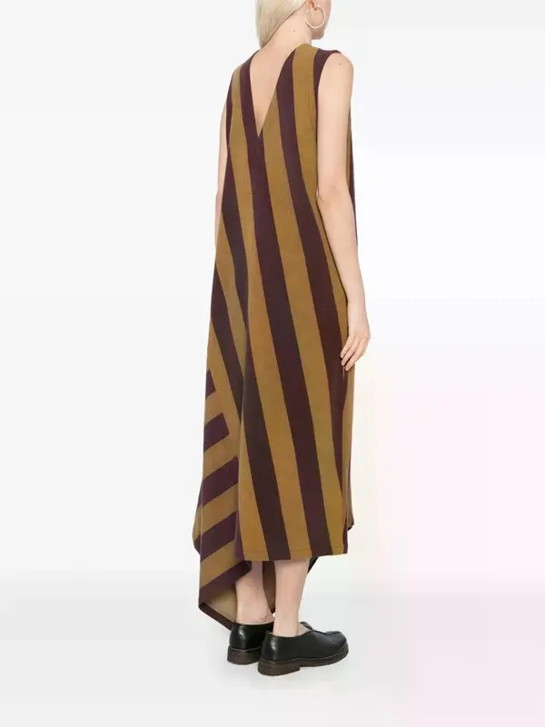 UMA WANG Striped Asymmetric Dress