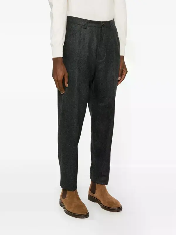 Brunello Cucinelli Virgin Wool Flannel Trousers