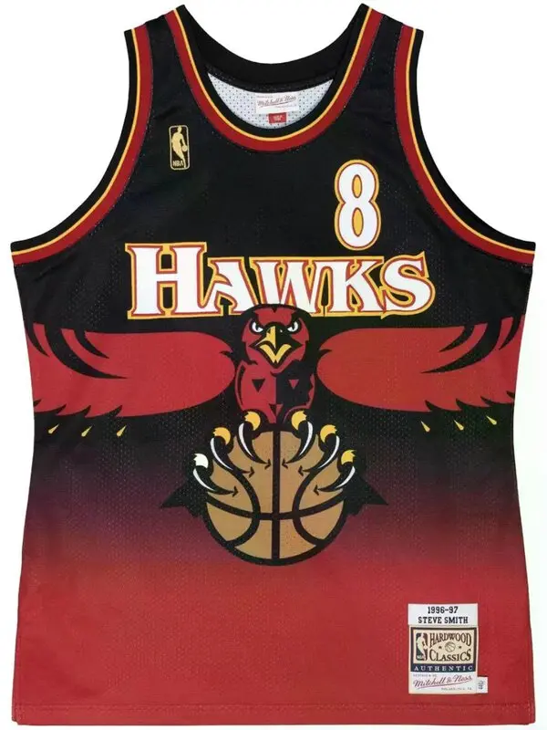 Mitchell & Ness Nba Atlanta Hawks 1996 Steve Smith Authentic Jersey - Red