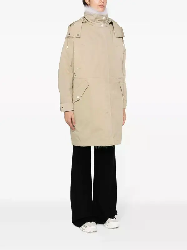 YVES SALOMON Hooded Midi Parka