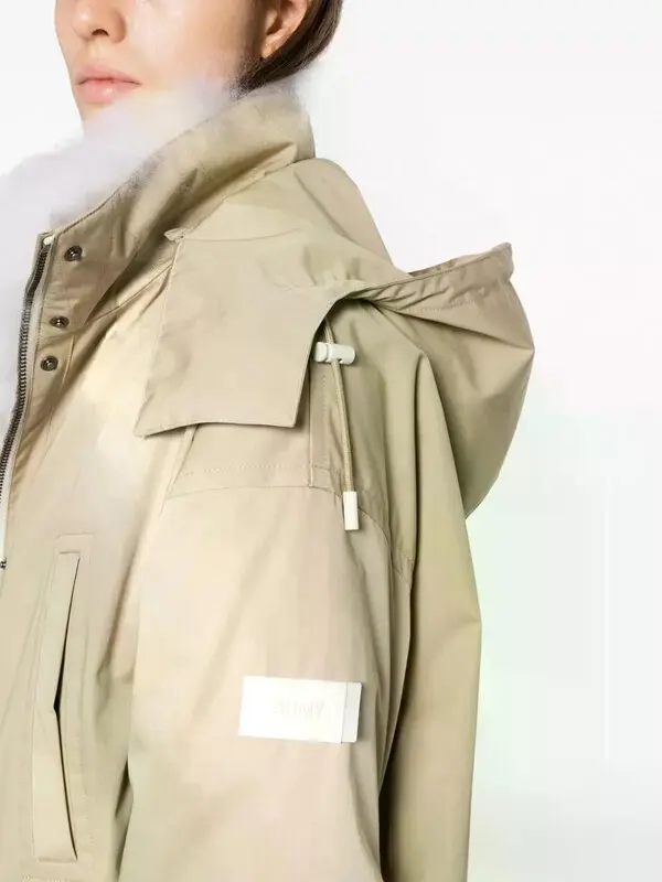 YVES SALOMON Hooded Midi Parka