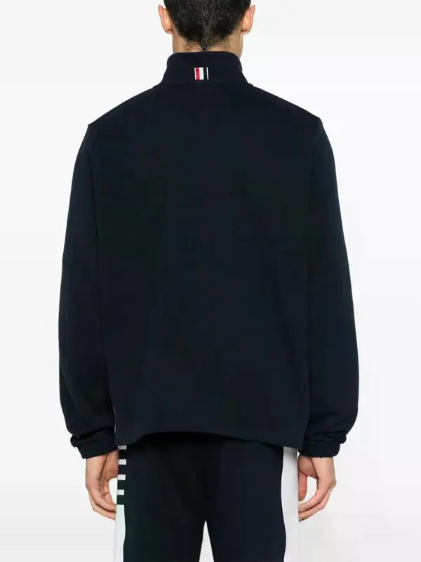 Thom Browne Funnel-neck Cotton Sweatshirt