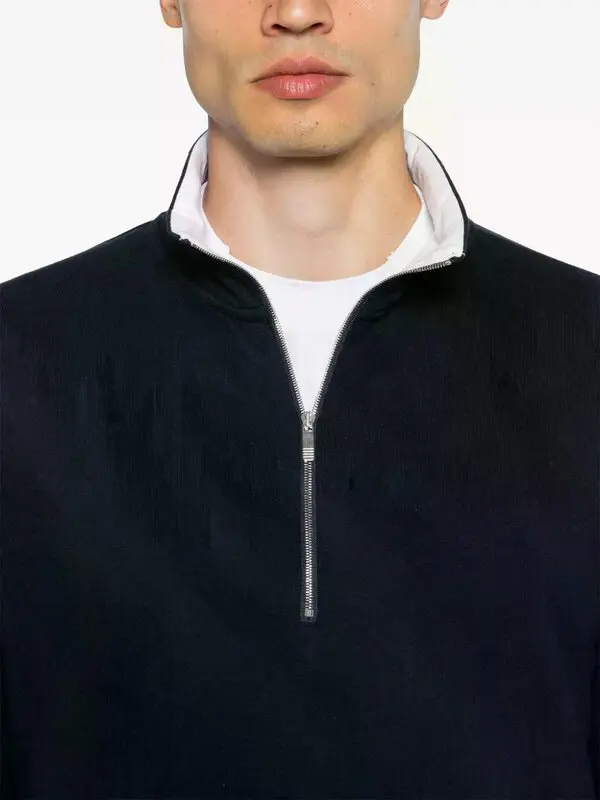 Thom Browne Funnel-neck Cotton Sweatshirt