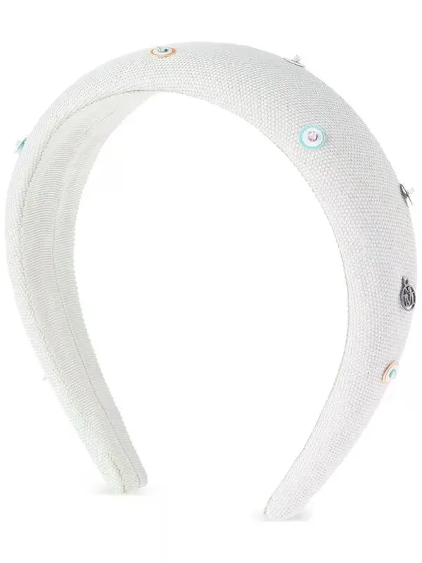 MAISON MICHEL Miwa Headband - White