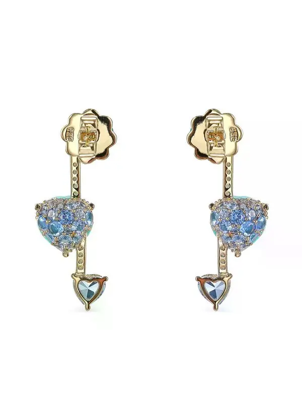 ANABELA CHAN 18kt Gold Multi-stone Pendulum Earrings