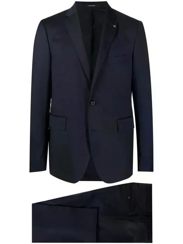 Tagliatore Slim-cut Two-piece Suit - Blue
