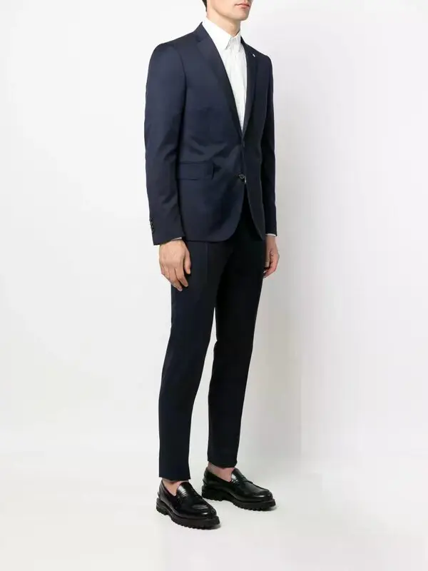 Tagliatore Slim-cut Two-piece Suit - Blue