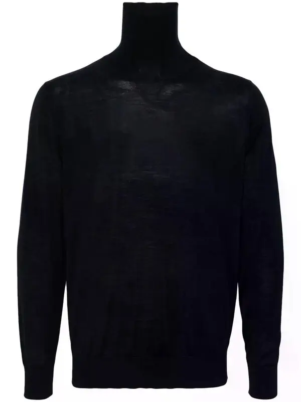 Caruso Wool Blend Roll Neck Jumper