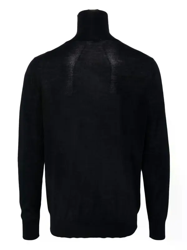 Caruso Wool Blend Roll Neck Jumper