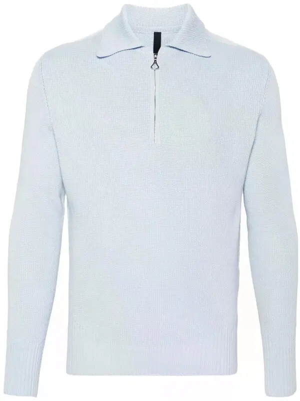 J.L-A.L Lancet Half-zip Jumper - Blue