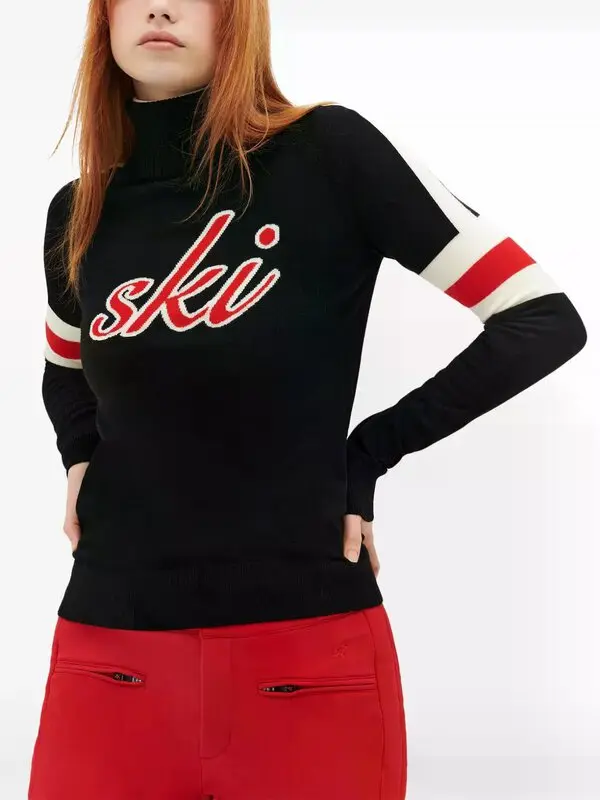 Perfect Moment Neve Wool Sweater - Black