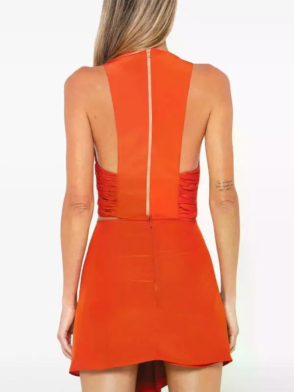 JBQ Cropped Sleeveless Top - Orange