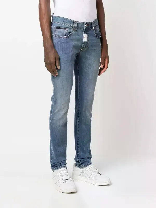 Philipp Plein Logo-patch Skinny Jeans