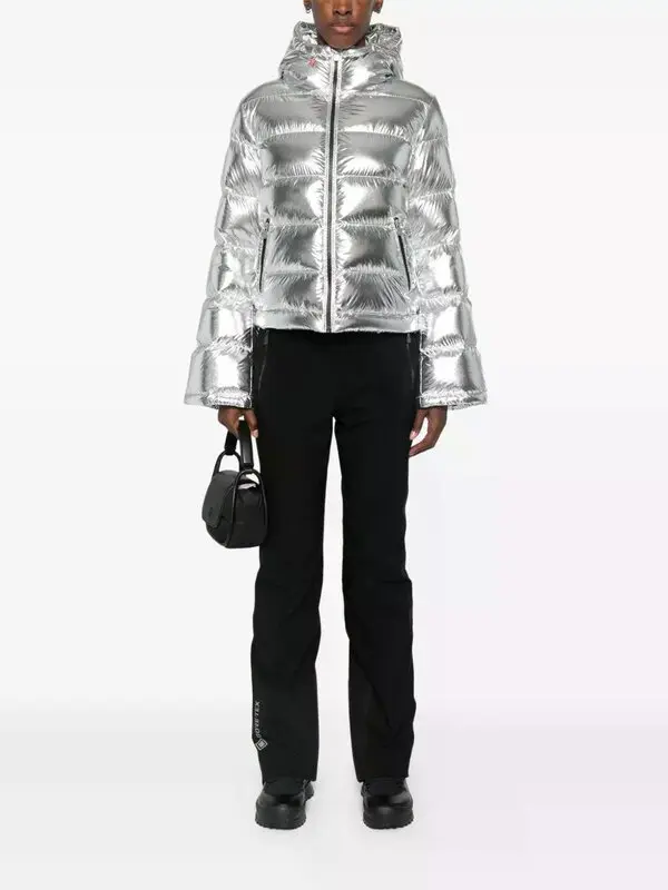 Perfect Moment Metallic Flare Jacket - Silver
