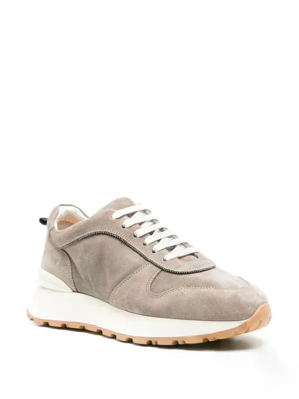 DOUCAL'S Lace-up Suede Sneakers