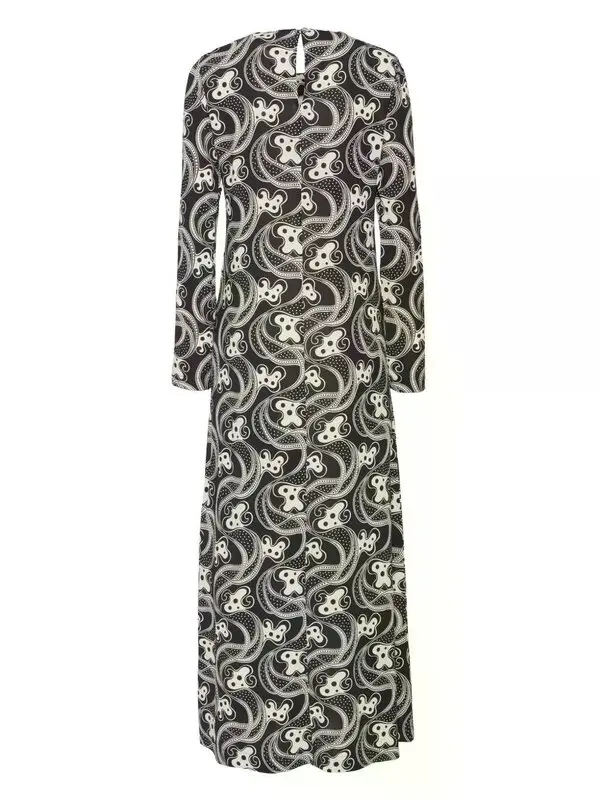 La DoubleJ Long-sleeve Swing Dress - Black