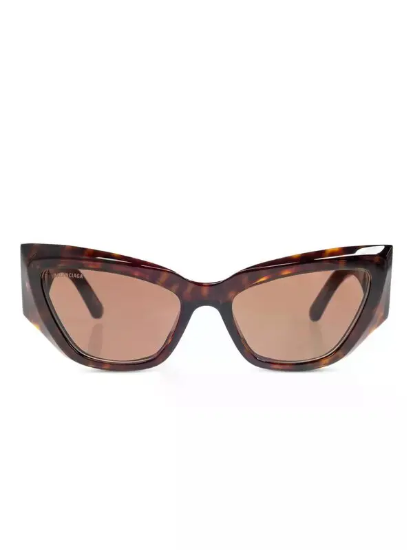 Balenciaga Cat-eye Sunglasses - Brown