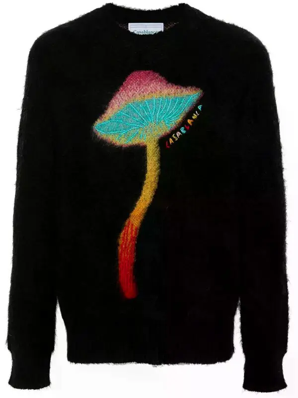 Casablanca Rainbow Mushroom Sweater