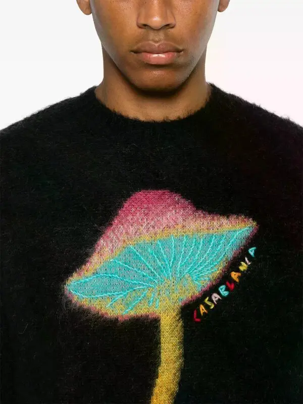 Casablanca Rainbow Mushroom Sweater