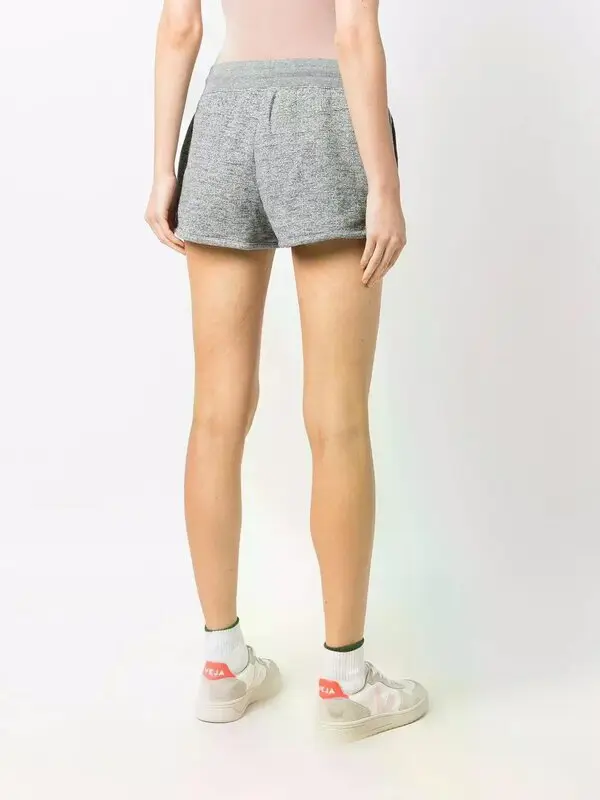 GOLDEN GOOSE Embroidered-logo Stretch-cotton Shorts