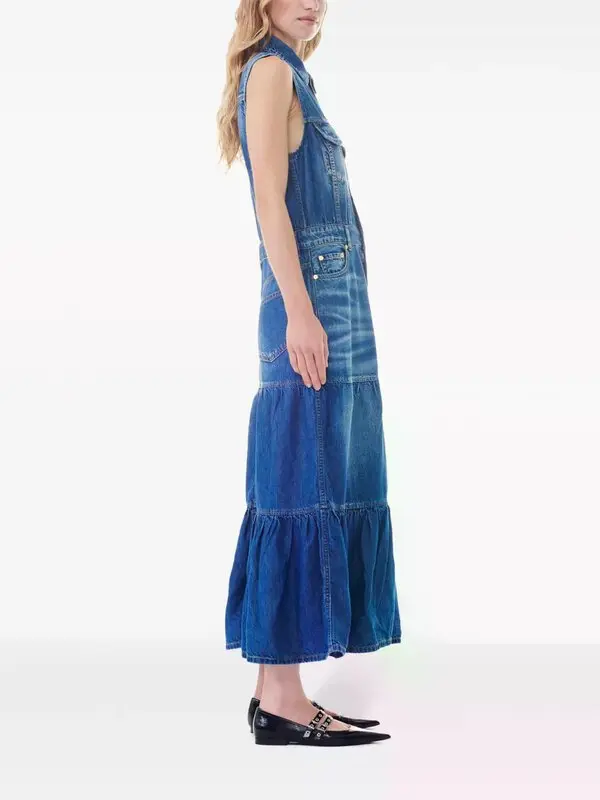 GANNI Sleeveless Denim Dress