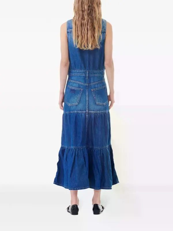 GANNI Sleeveless Denim Dress
