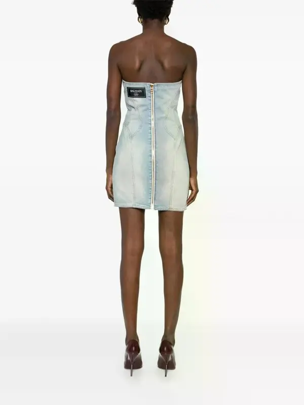 Balmain Denim Mini Dress