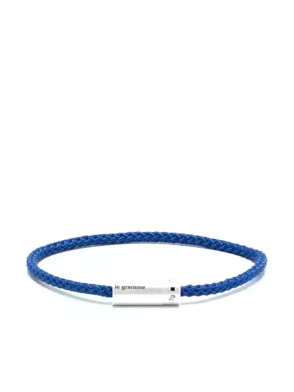 Le Gramme 7g Nato Cable Bracelet - Blue