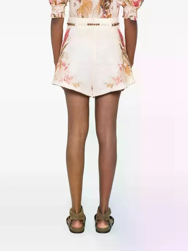 Zimmermann Ascension Tuck Shorts