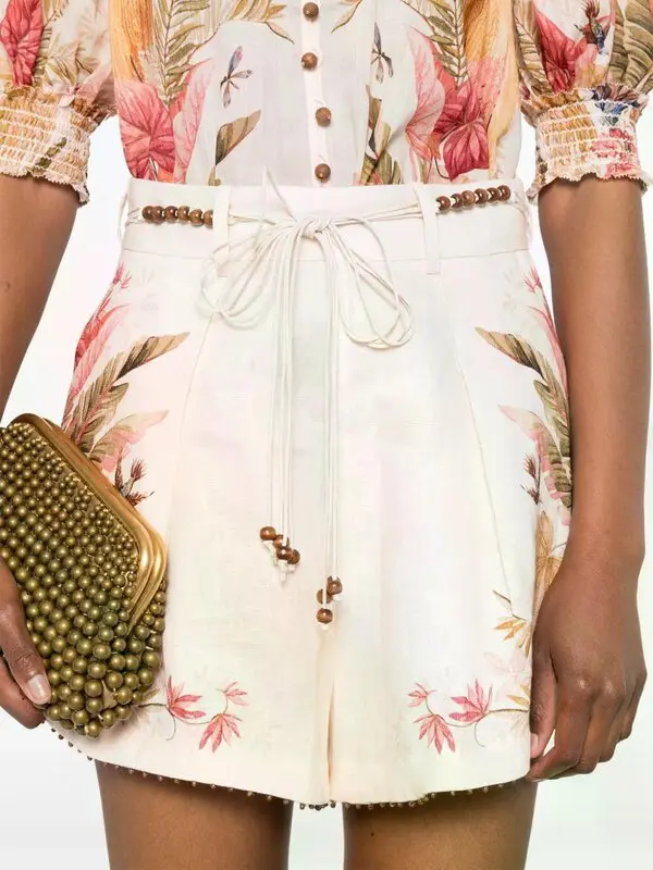 Zimmermann Ascension Tuck Shorts
