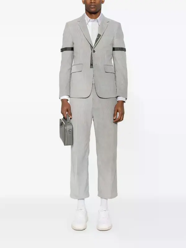 Thom Browne Mid-rise Straight-leg Trousers