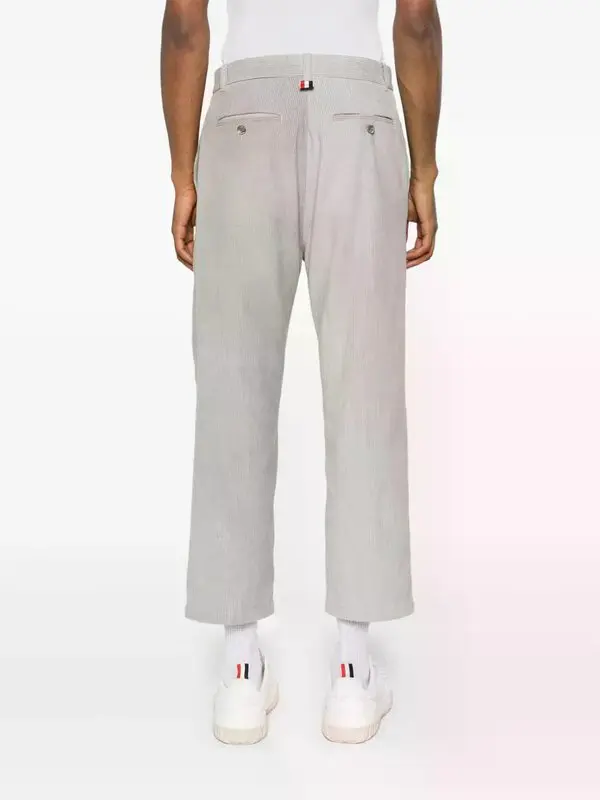 Thom Browne Mid-rise Straight-leg Trousers
