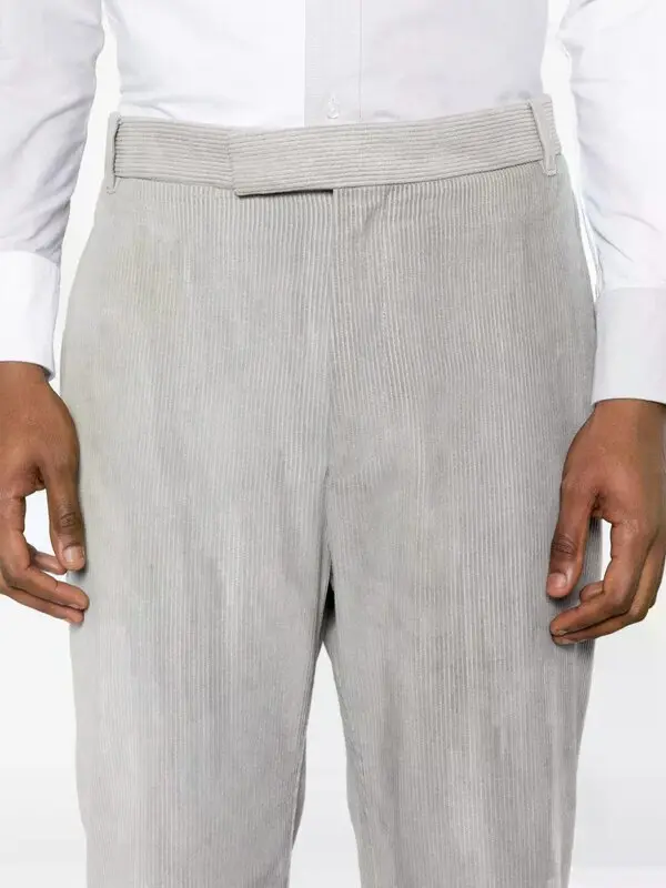 Thom Browne Mid-rise Straight-leg Trousers