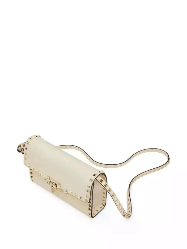 Valentino Garavani Small Rockstud Shoulder Bag - Neutrals