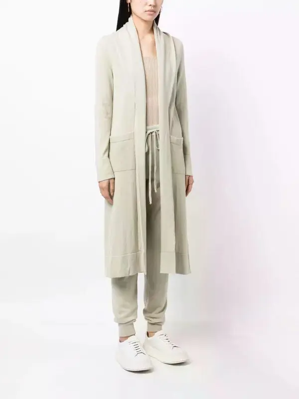 TEDDY CASHMERE Venezia Open-front Cashmere Cardigan - Green