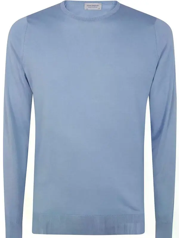 John Smedley Knitted T-shirt - Blue