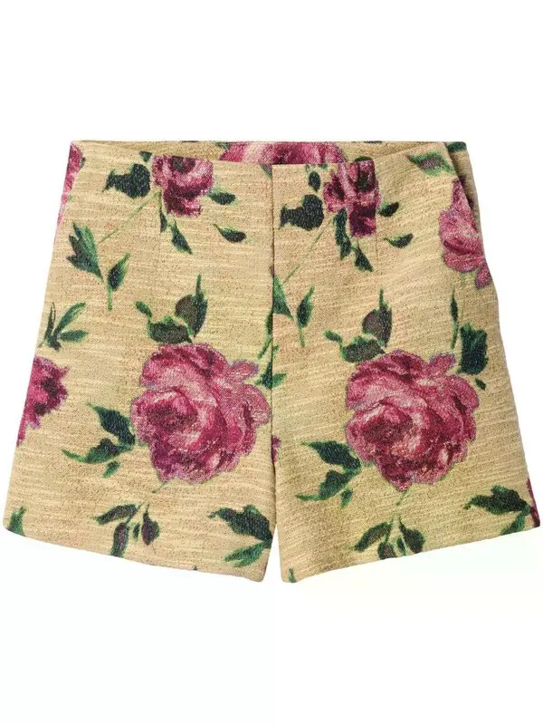 La DoubleJ Margarita Jacquard Shorts - Neutrals