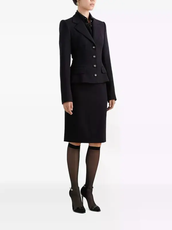 Dolce & Gabbana Logo-plaque Pencil Skirt