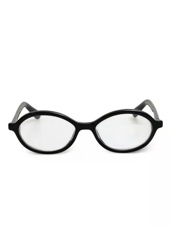 Jacquemus Oval-frame Glasses - Black