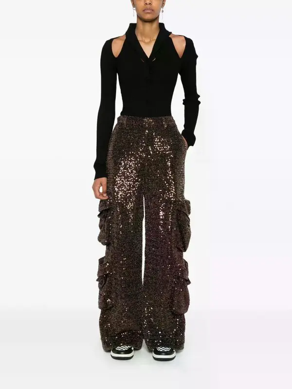 Amiri Sequin Cargo Pants
