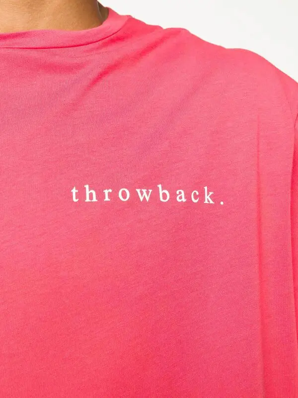 THROWBACK. Oversized Logo T-shirt