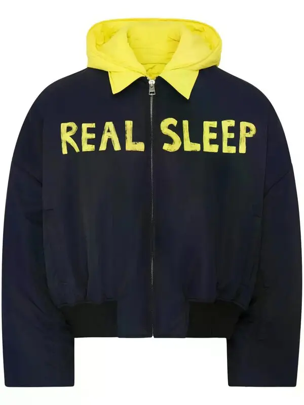 JW Anderson Oversized Hooded Jacket - Blue