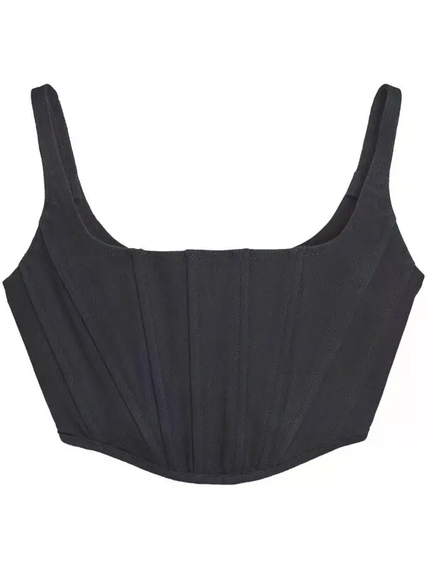 Marc Jacobs Denim Bustier Top