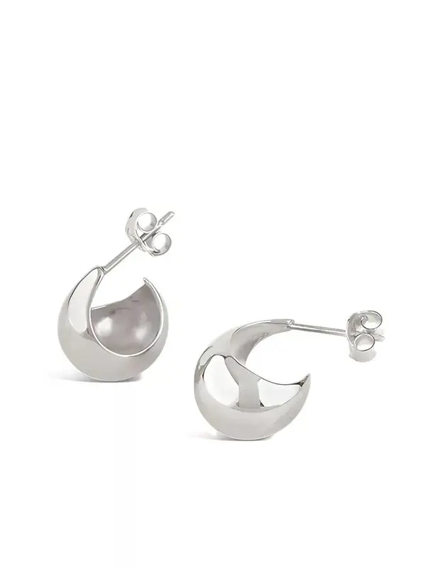 DINNY HALL Small Scoop Earrings
