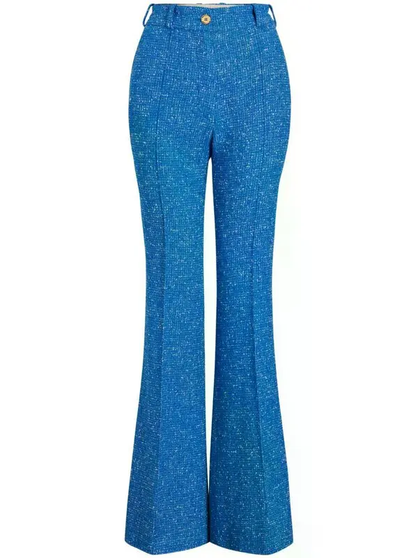 PATOU Flared Tweed Trousers