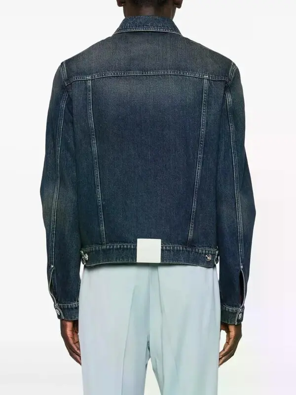 LANVIN Logo-patch Denim Jacket